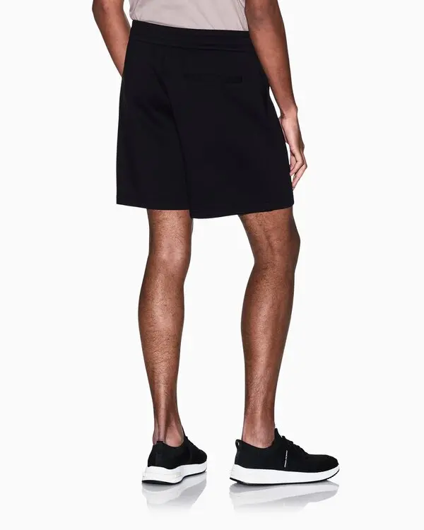 Armani Exchange Cotton Bermuda Shorts With Side Logo