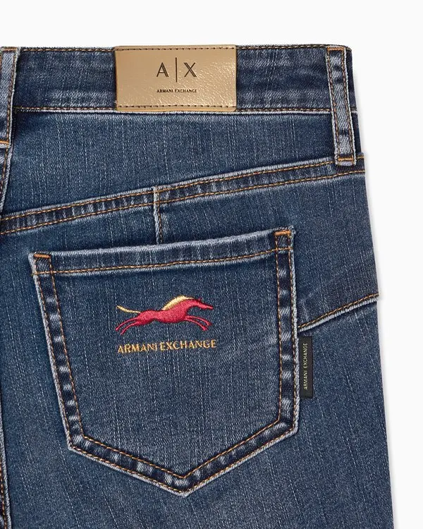 Armani Exchange Super Skinny Jeans In Medium Comfort Denim