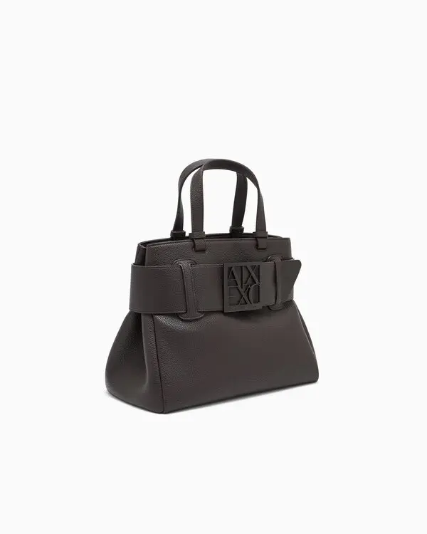 Armani Exchange Textured Shopper Bag - Brown