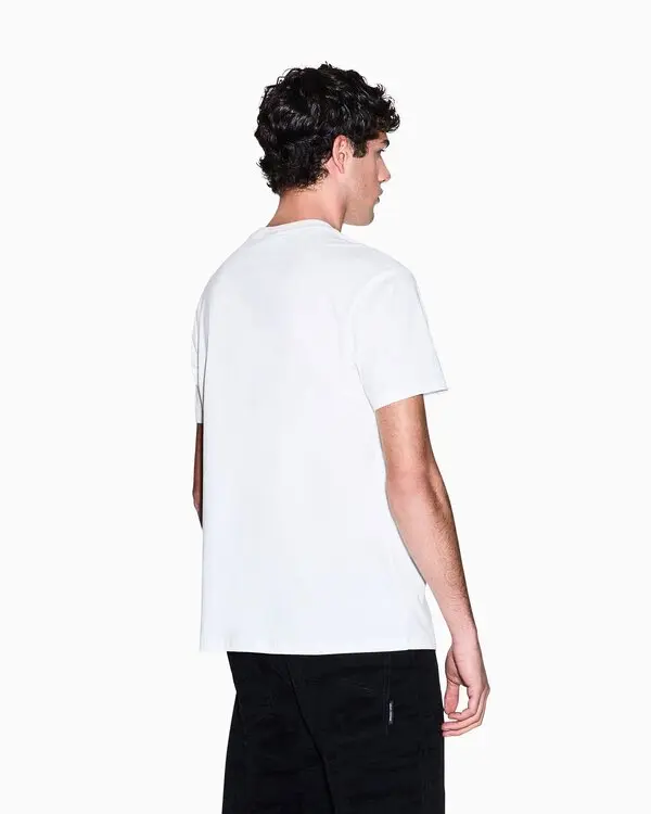 Armani Exchange Regular Fit T-shirt With Logo Patch