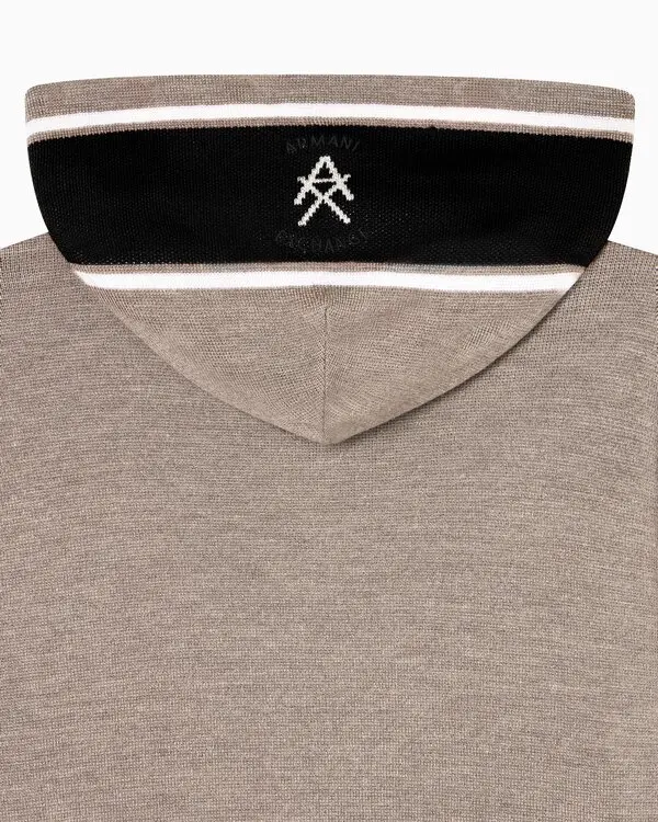 Armani Exchange Contrast Hooded Sweater