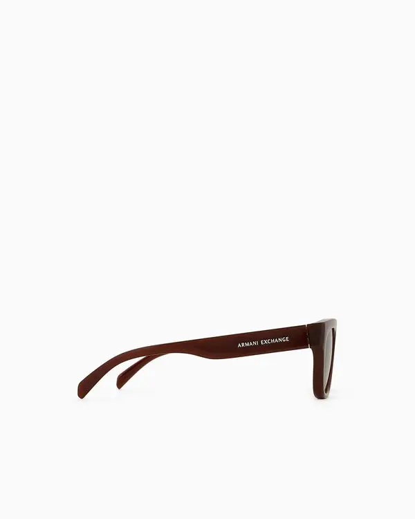 Armani Exchange Irregular-shaped Women’s Sunglasses - Brown