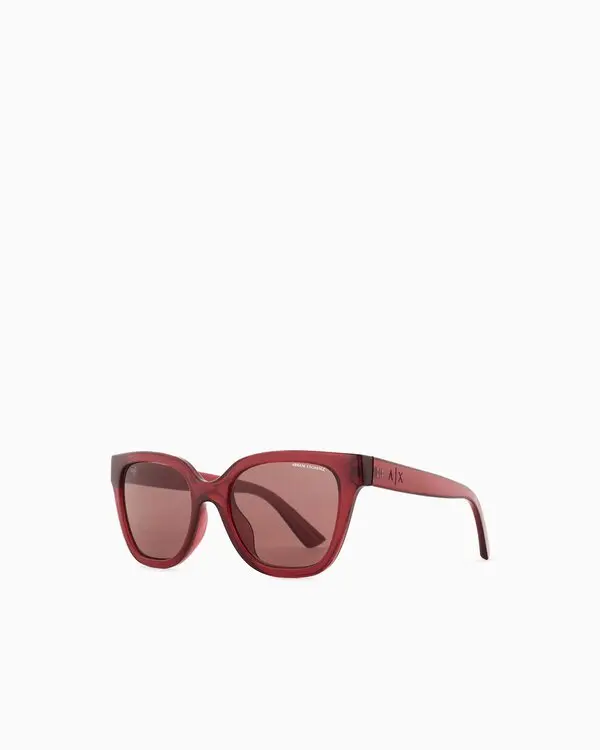 Armani Exchange Cat Eye Sunglasses - Red
