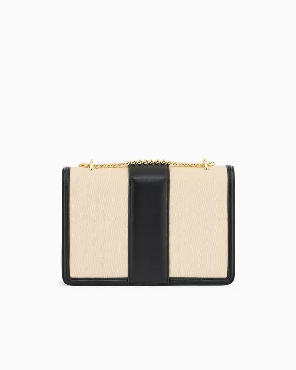 Armani Exchange Crossbody Bag Made Of Smooth Material - Black