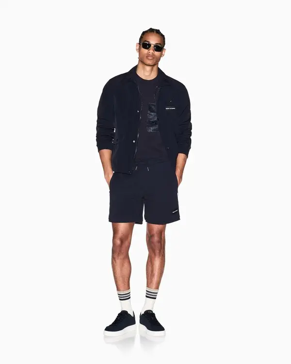 Armani Exchange Crew Neck Sweatshirt With Chest Pocket