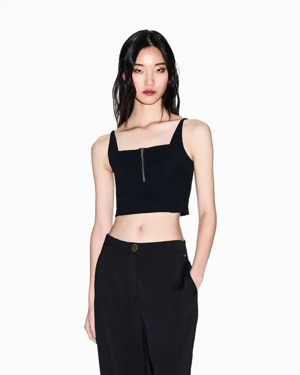 Armani Exchange Ottoman Top With Zip