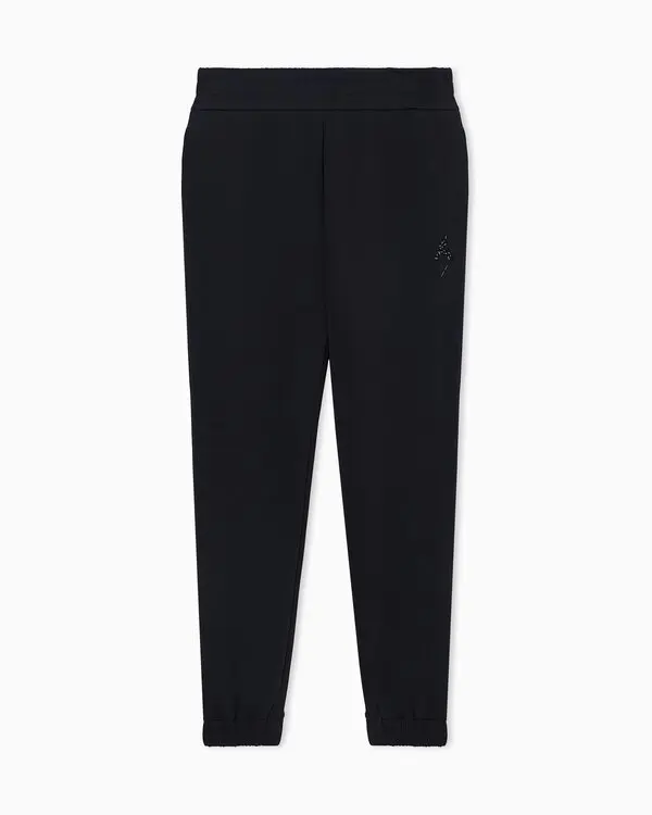 Armani Exchange Jogger Pants With Logo - Black
