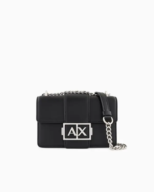 Armani Exchange Crossbody Messenger Bag - Black