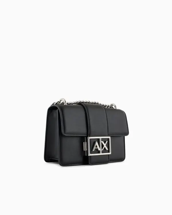 Armani Exchange Crossbody Messenger Bag - Black
