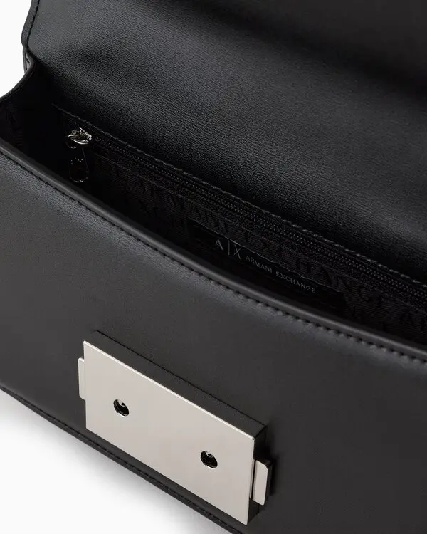 Armani Exchange Crossbody Messenger Bag - Black