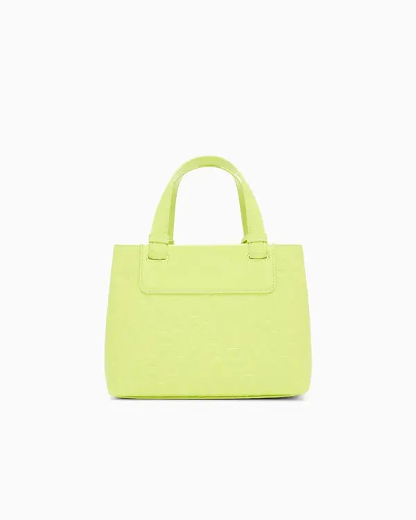 Armani Exchange Shopping Bag With An Outside Coating - Green