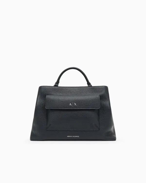 Armani Exchange Handbag With Shoulder Strap With Logo - Black
