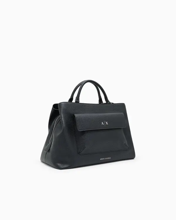 Armani Exchange Handbag With Shoulder Strap With Logo - Black