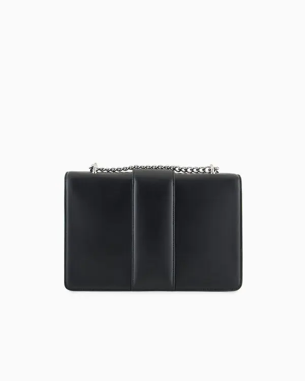 Armani Exchange Crossbody Messenger Bag In Coated Fabric - Black
