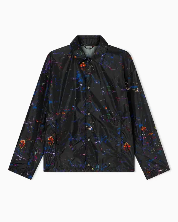Armani Exchange Lightweight Blouson In Technical Nylon