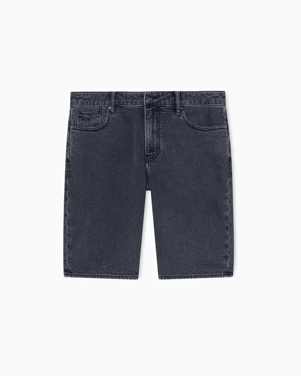 Armani Exchange Light Wash Stretch Denim Shorts 11.50 Oz