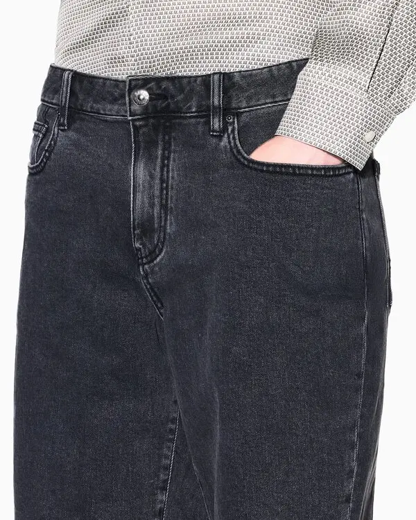 Armani Exchange Light Wash Stretch Denim Shorts 11.50 Oz