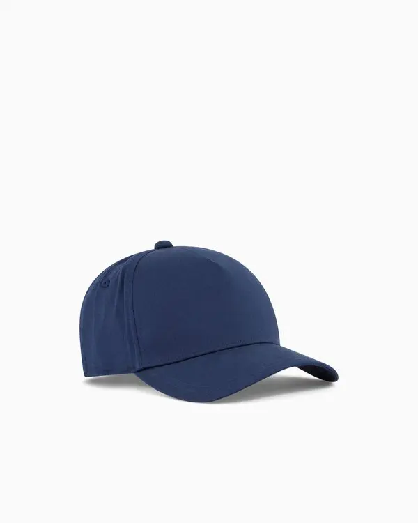 Armani Exchange Cap With Visor And Logo Label - Blue