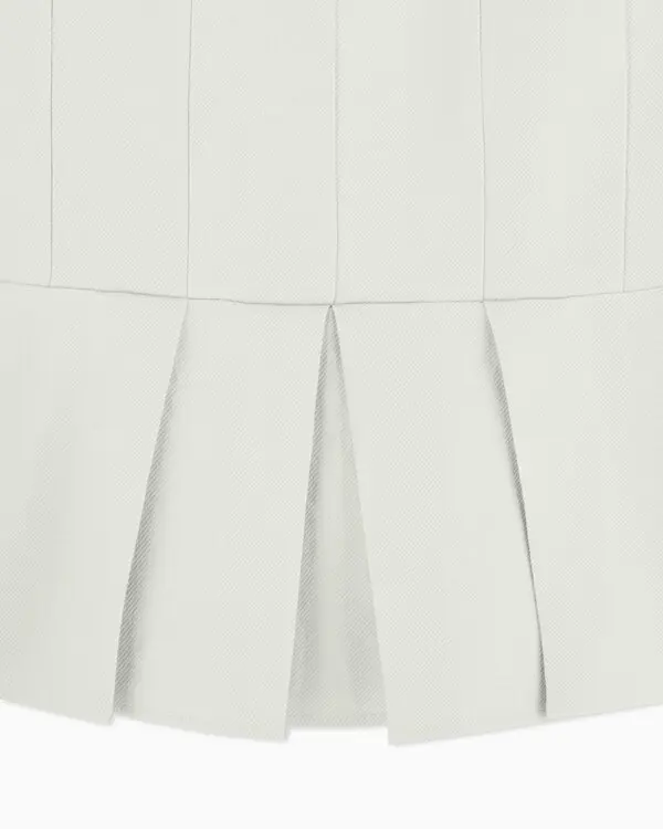 Armani Exchange Linen Twill Midi Skirt