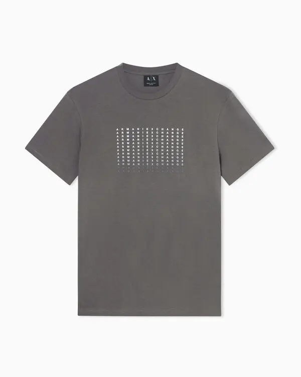 Armani Exchange Slim Fit Cotton T-shirt - Grey