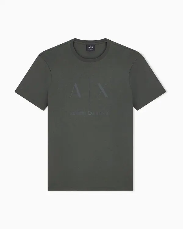 Armani Exchange Slim Fit T-shirt Essential Cotton Jersey - Brown