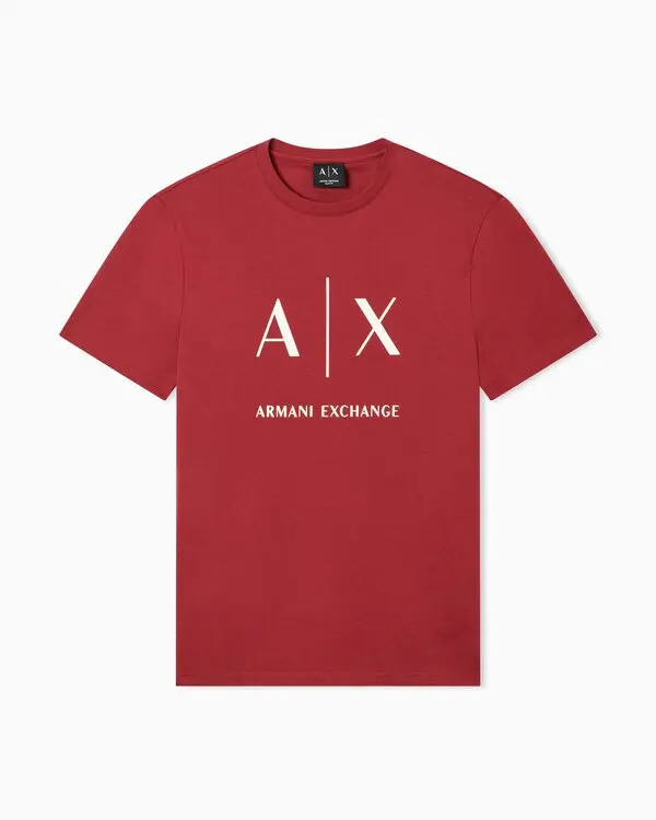 Armani Exchange Slim Fit T-shirt Essential Cotton Jersey - Red