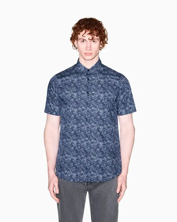 Armani Exchange Oversized Cotton Shirt