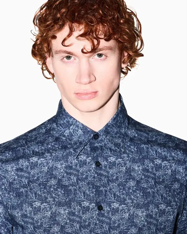 Armani Exchange Oversized Cotton Shirt