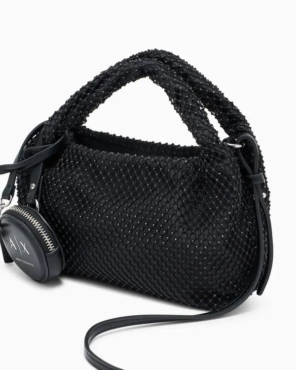 Armani Exchange Textured Mini Crossbody Bag