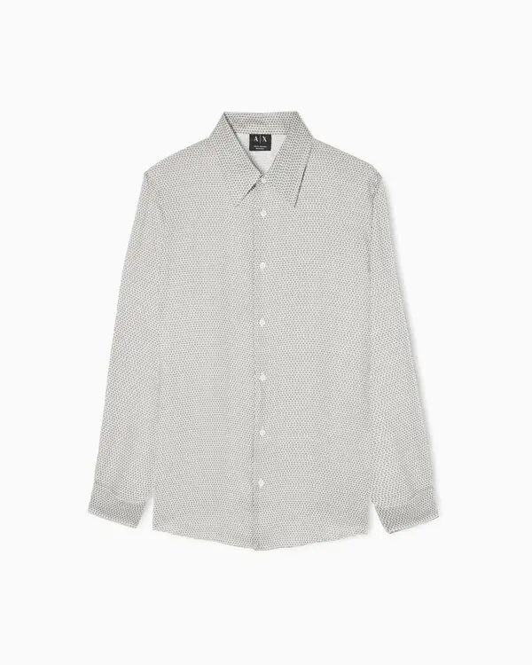 Armani Exchange Technical Fabric Shirt - Grey