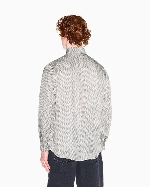 Armani Exchange Technical Fabric Shirt - Grey