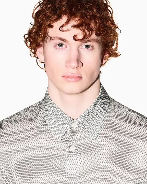 Armani Exchange Technical Fabric Shirt - Grey