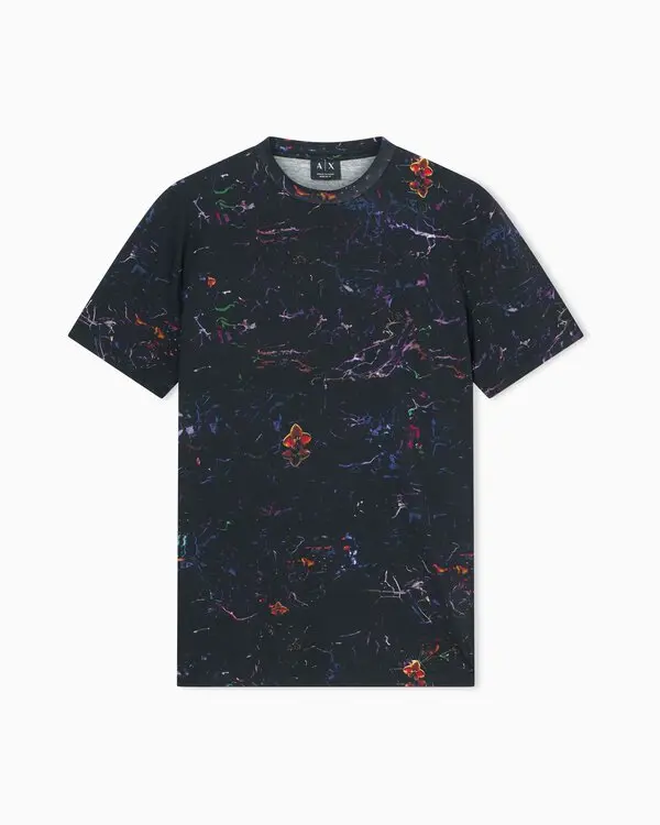 Armani Exchange Regular Fit T-shirt In Cotton Jersey