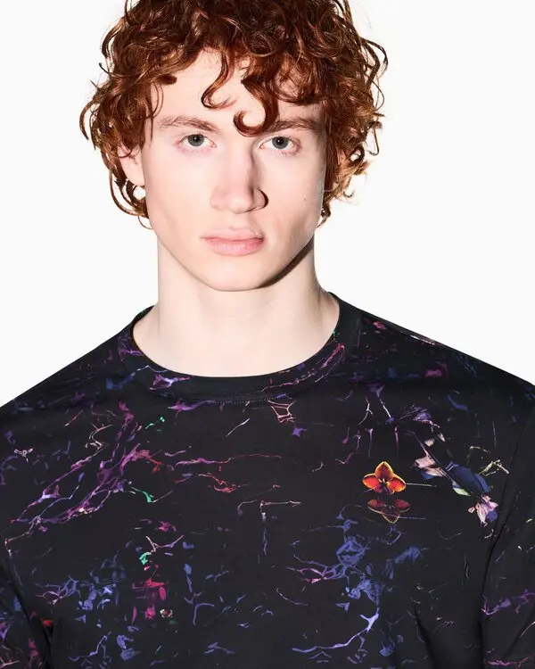 Armani Exchange Regular Fit T-shirt In Cotton Jersey