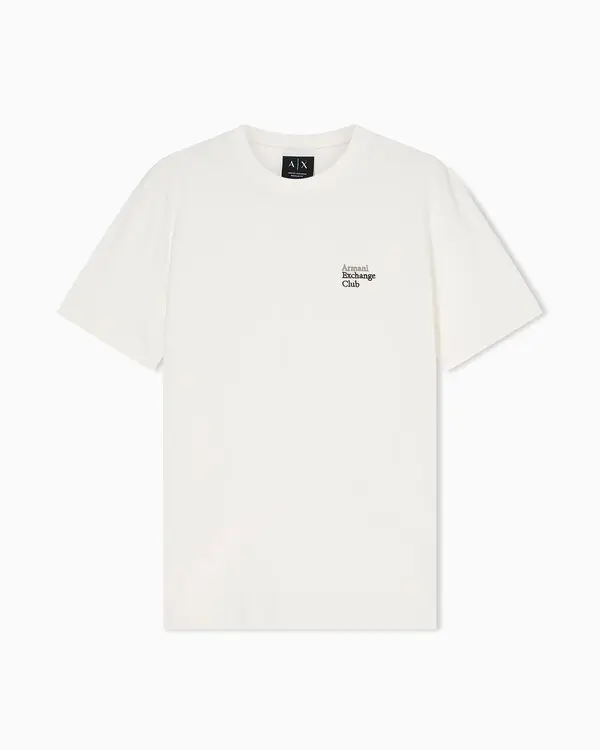 Armani Exchange Regular Fit T-shirt In Classic Cotton Jersey