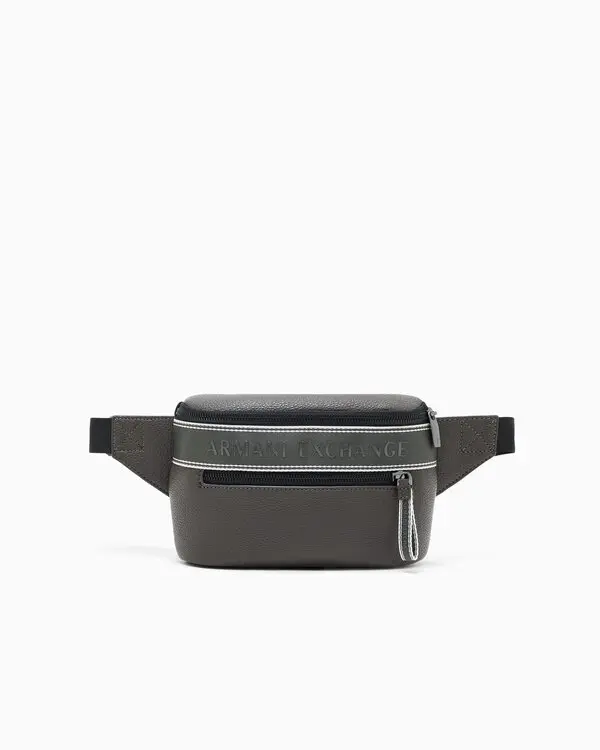 Armani Exchange Belt Bag With Logo Detail - Brown