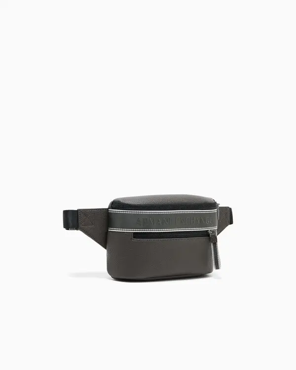 Armani Exchange Belt Bag With Logo Detail - Brown