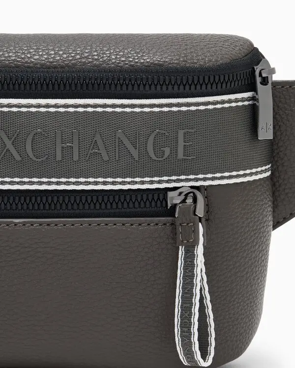 Armani Exchange Belt Bag With Logo Detail - Brown