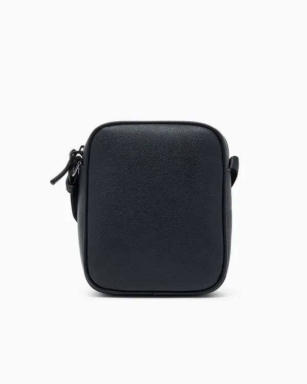 Armani Exchange Crossbody Bag With An Adjustable Strap And Textured Finish
