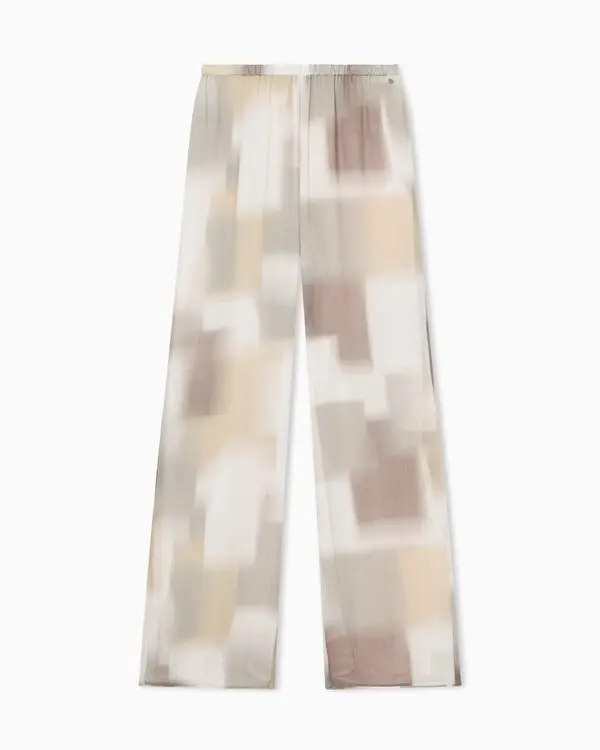 Armani Exchange Trousers In Technical Fabric