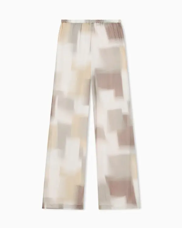 Armani Exchange Trousers In Technical Fabric
