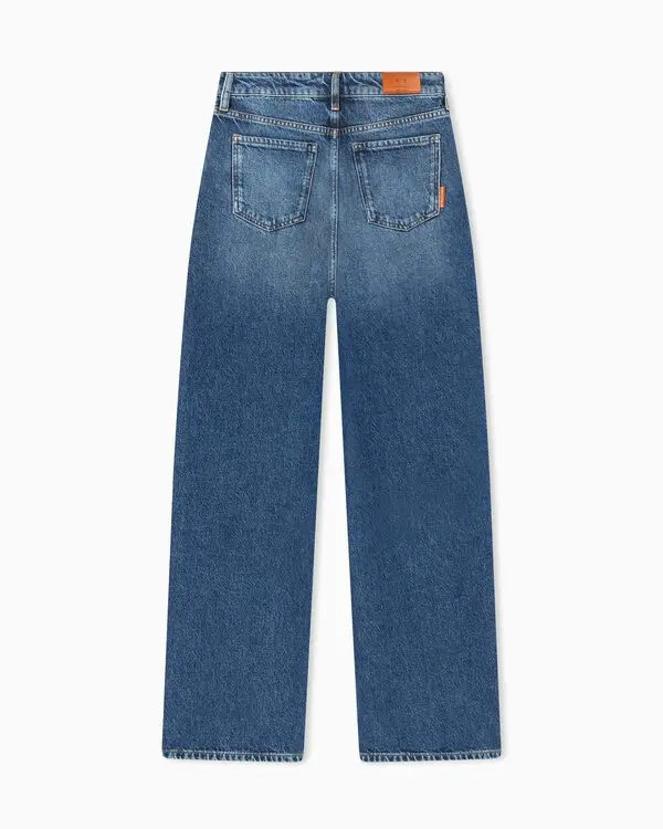 Armani Exchange Relaxed Fit Dark Denim Jeans