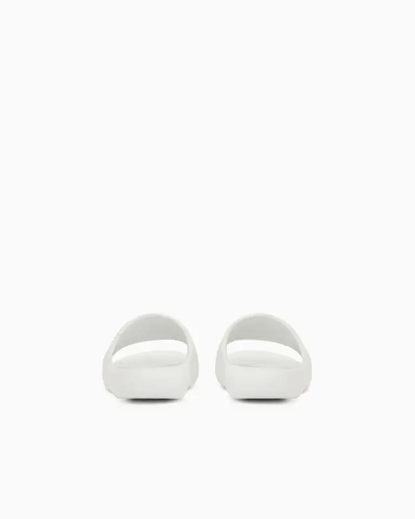 Armani Exchange Slides With Logo - White