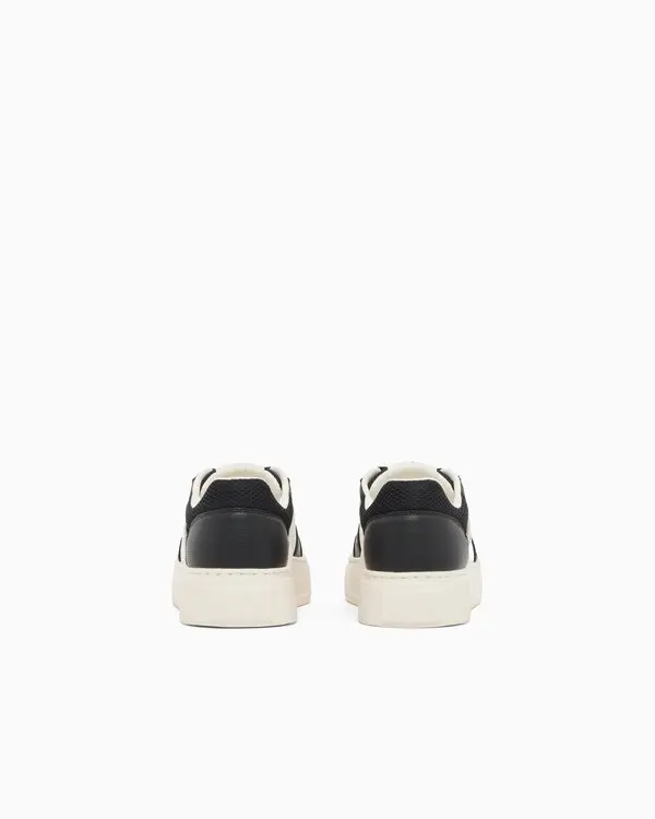 Armani Exchange Technical Fabric Sneakers - Black