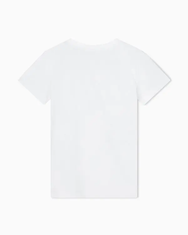 Armani Exchange Regular Fit Cotton Jersey T-shirt - White