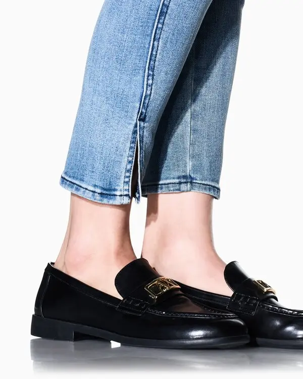 Armani Exchange Super Skinny Jeans In Indigo Stretch Denim