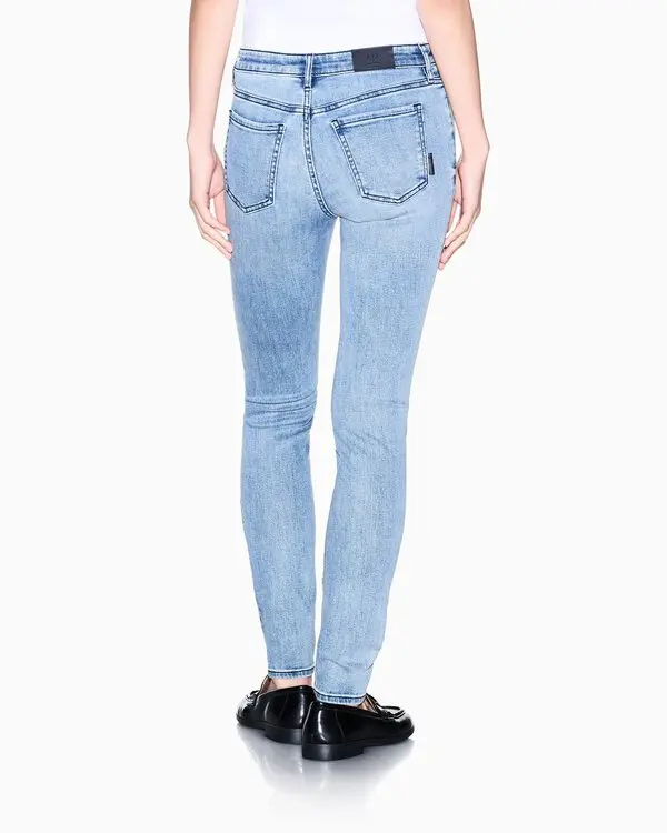 Armani Exchange Super Skinny Jeans In Stretch Denim