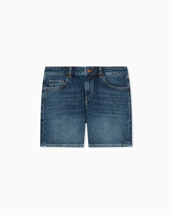 Armani Exchange Cotton Denim Shorts