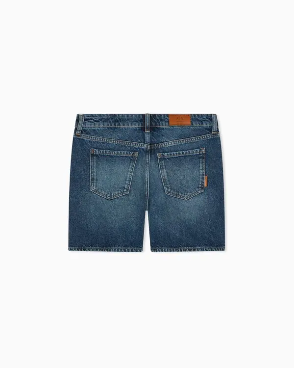 Armani Exchange Cotton Denim Shorts