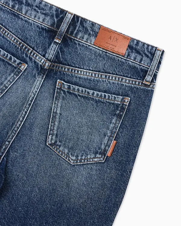 Armani Exchange Cotton Denim Shorts